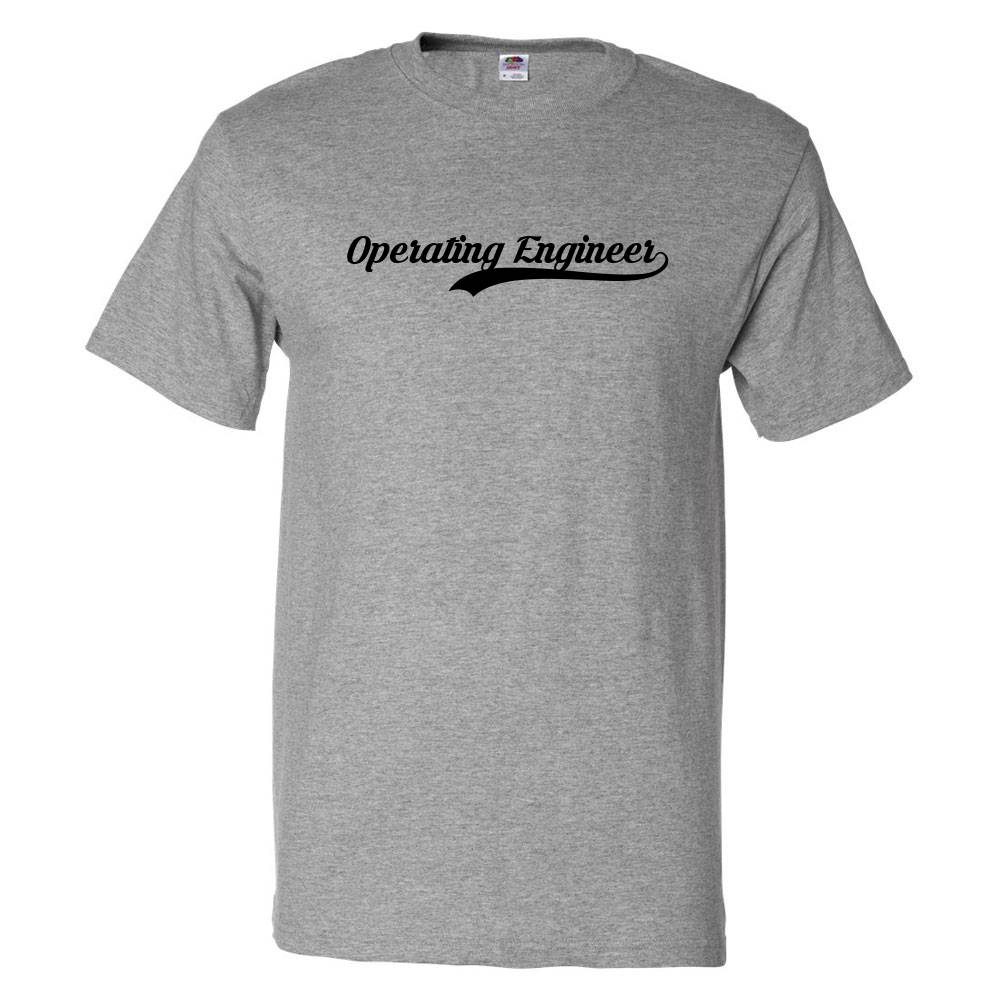 Funny Operating Engineer Retro Old School T shirt Tee